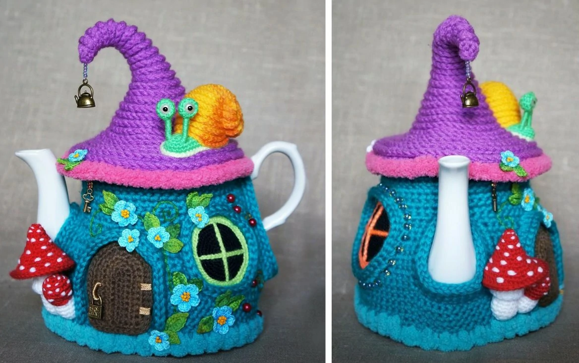 Fairy Tale Tea Cozy House (Part 1) - Free crochet pattern - DIY Education